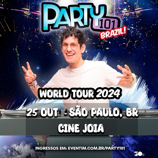 Matt Bennett chega em São Paulo com a Party101, uma festa que ...