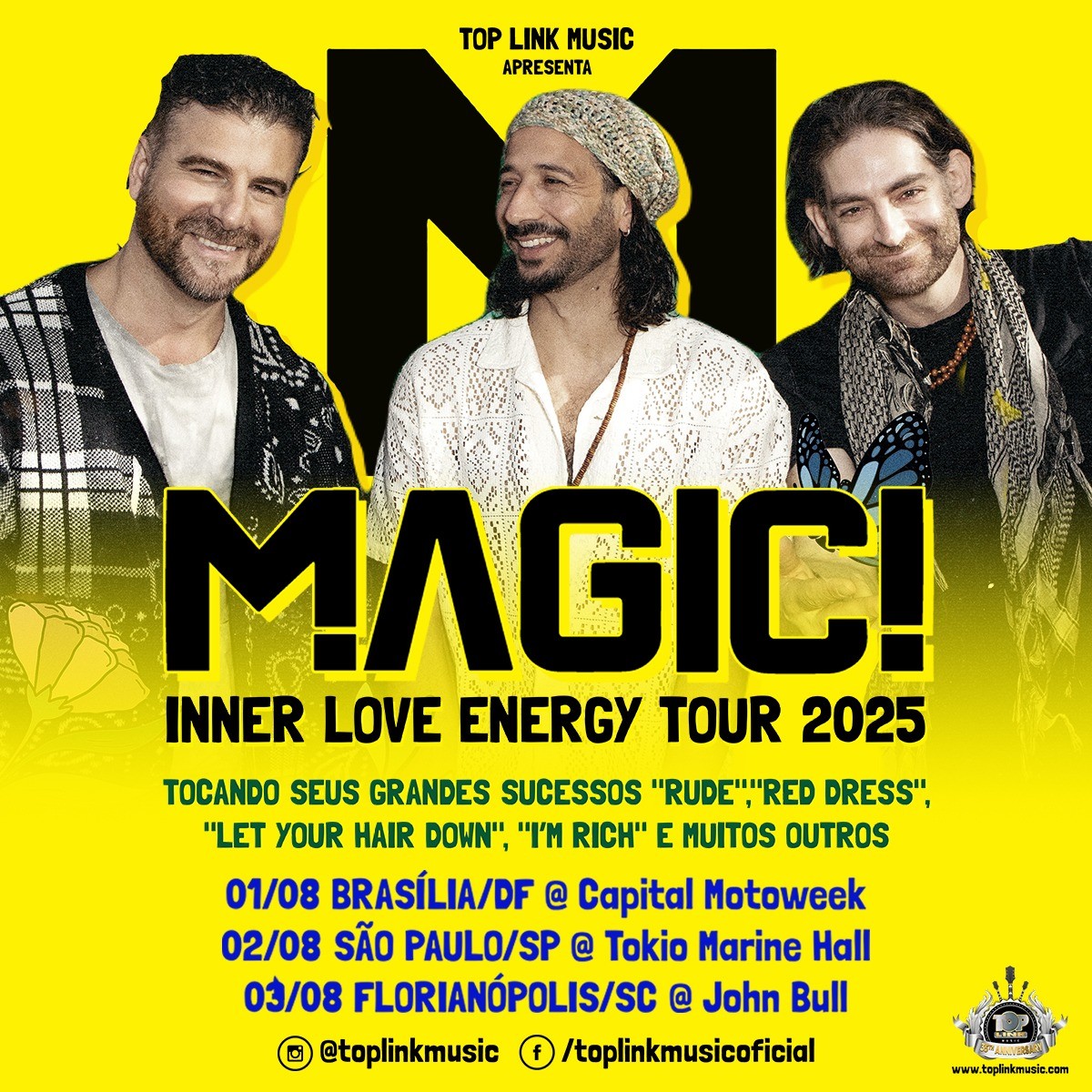 Magic!: Banda sensação retorna ao Brasil para turnê grandiosa e repleta ...